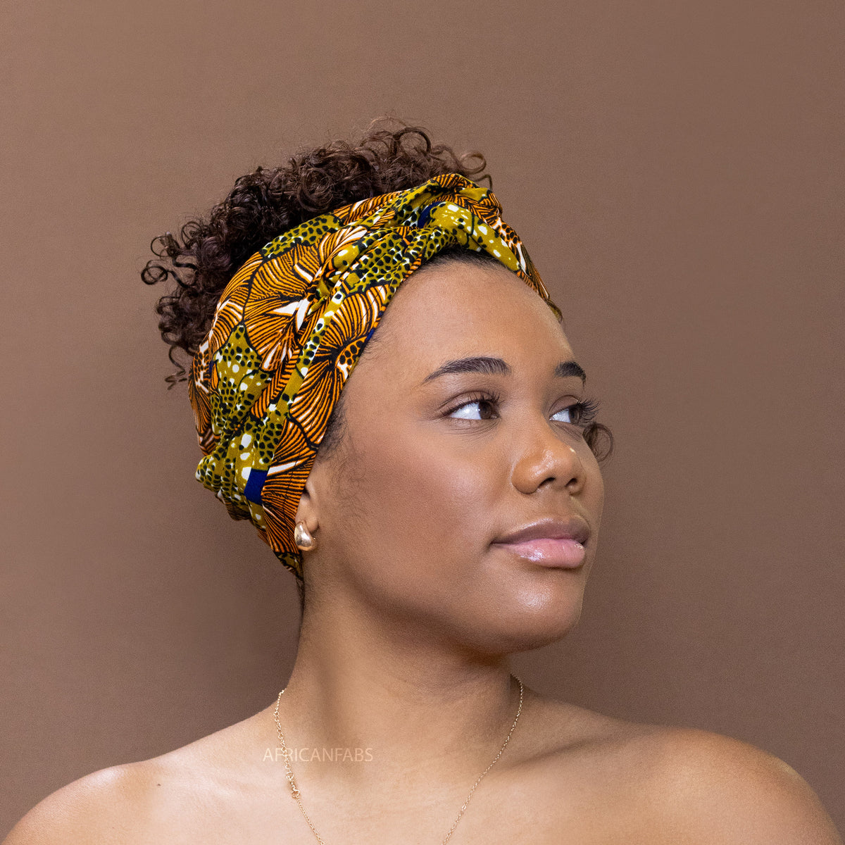 Afrikaanse Mosterd / hoofddoek - headwrap – AfricanFabs